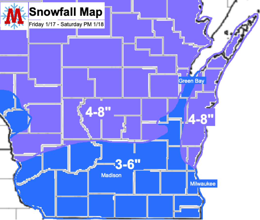 More Snow Tonight – Madison Weather Blog